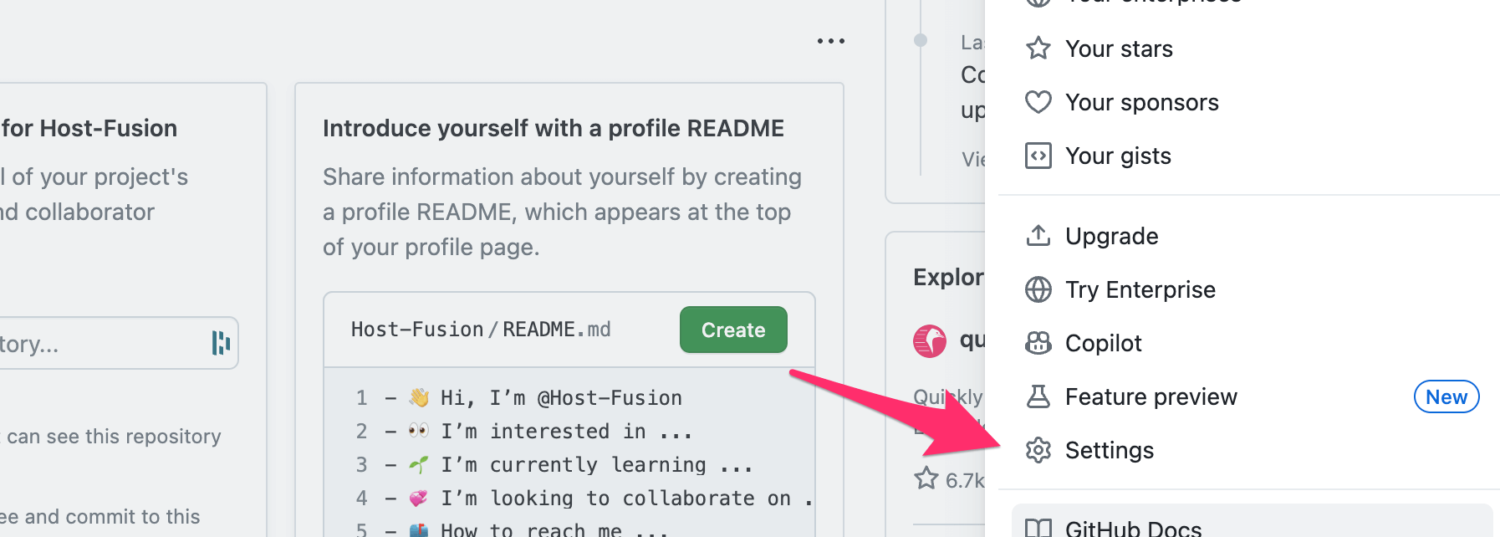 Cómo crear token de seguridad en GitHub para conectar tu repositorio privado en Host-Fusion